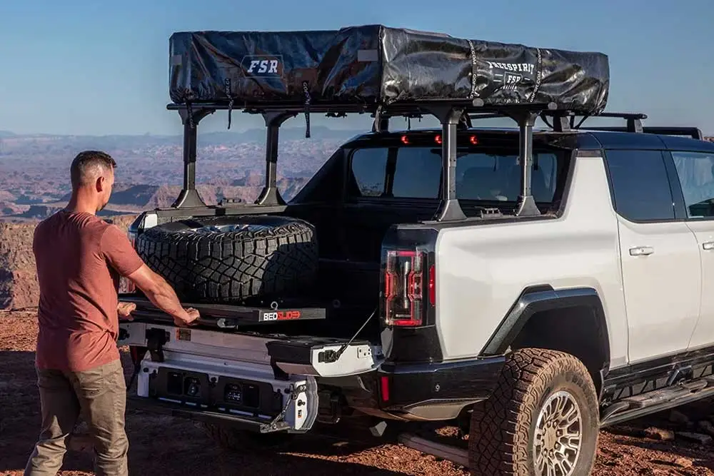 2024 GMC Hummer EV Truck Offers New Bedslide Carrier And Power Tonneau ...